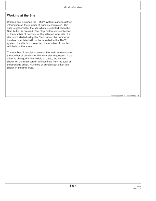 John Deere TMC Control Systems Operator's Manuals (OMF069570)