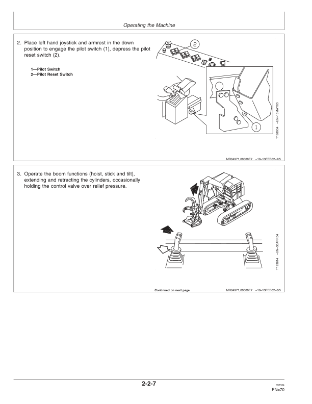 John Deere 759G Tracked Feller Bunchers Operator's Manuals (OMF388818)