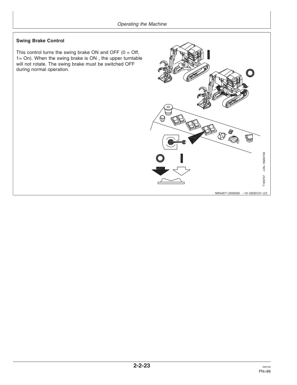 John Deere 759G Tracked Feller Bunchers Operator's Manuals (OMF388818)