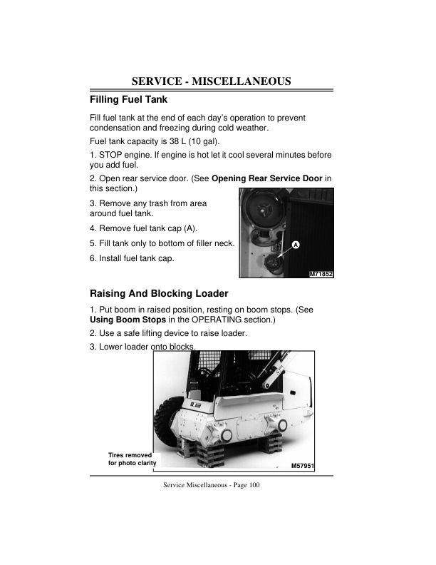 John Deere 4475, 5575 Skid Steers Operator's Manuals (OMM123744)
