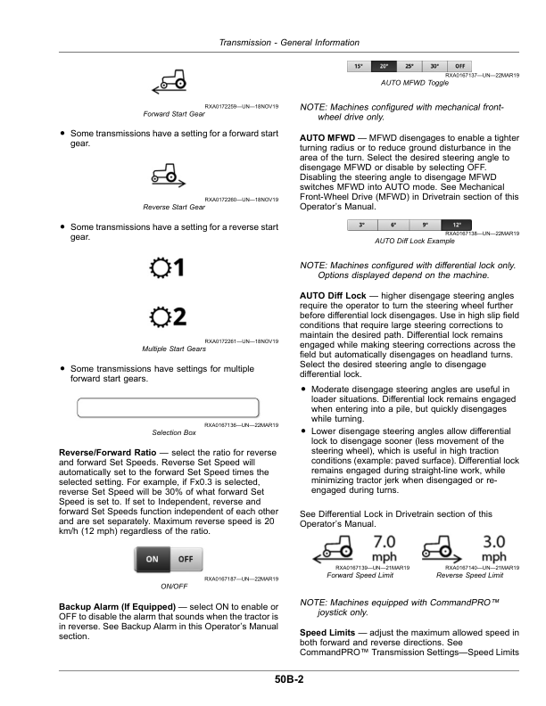 John Deere 8RX 310, 8RX 340, 8RX 370, 8RX 410 Tractors (801001) Operator's Manual (OMRE597268)