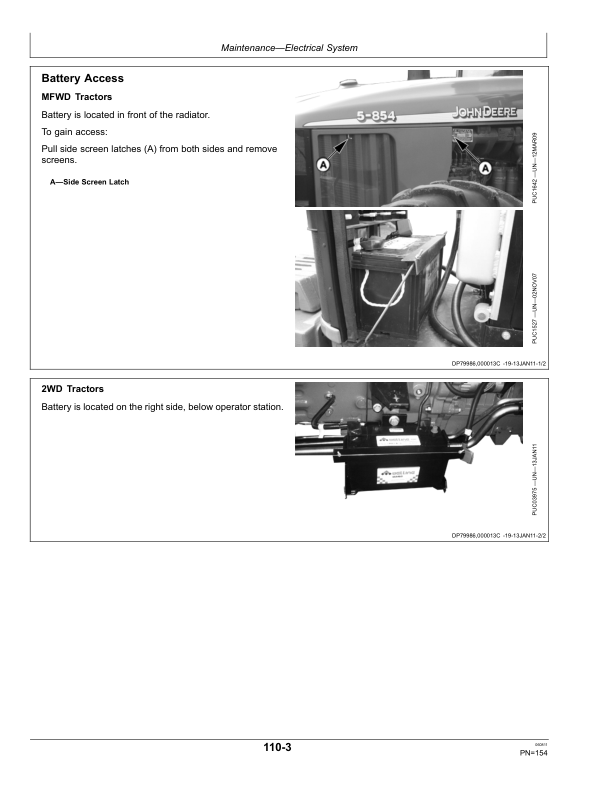 John Deere JD5-750, JD5-754, JD5-800, JD5-804, JD5-850, JD5-854, JD5 ...