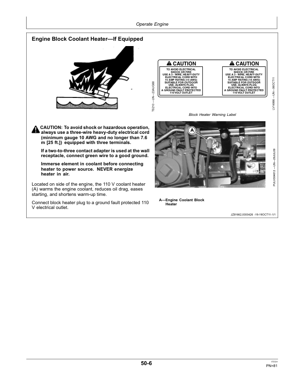 John Deere 5065M, 5075M (Stage IIIB) Tractors (Export, October 2011 ...