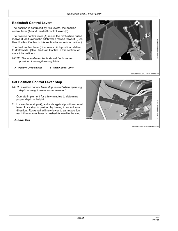 John Deere 5036C, 5042C Tractors Operator's Manual (OMSJ19681)