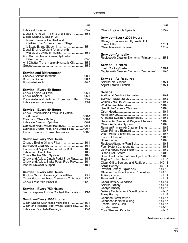 John Deere 5036C, 5041C Tractors (India) Operator's Manual (OMSJ21199)