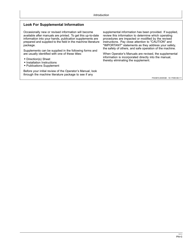 John Deere 6100D, 6110D, 6115D, 6125D, 6130D & 6140D Tractors Operator ...