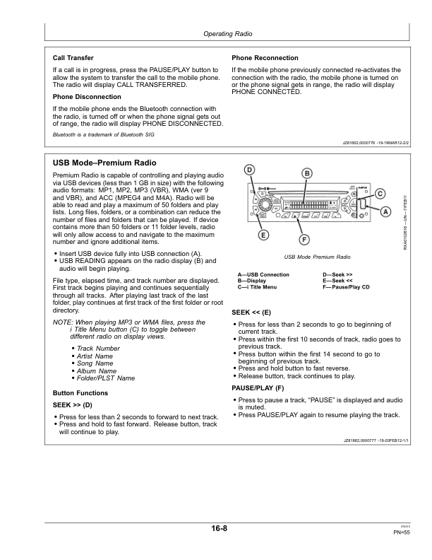 John Deere 5085M, 5095M & 5105M Tractors (Stage IIIA) Export Edition ...