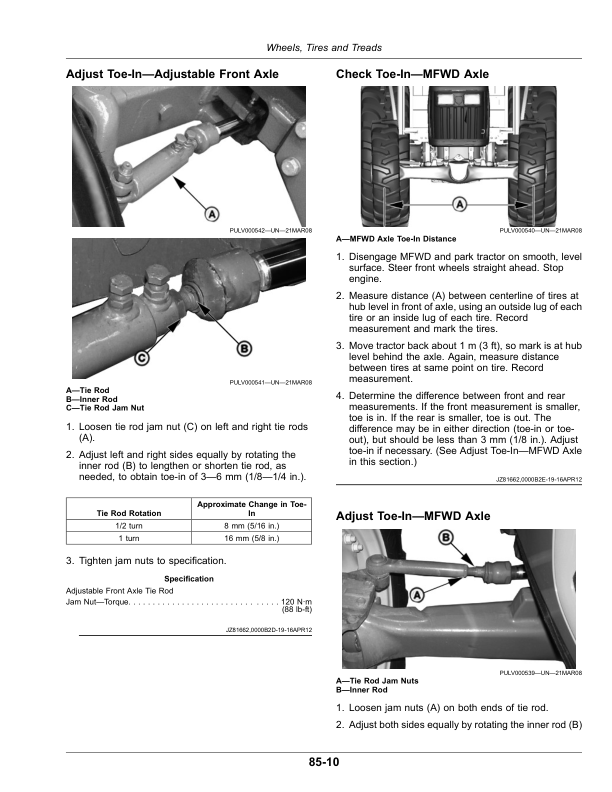 John Deere 5085M, 5095M, 5105M (Tier3/Stage IIIA) Tractors (March 2016 ...