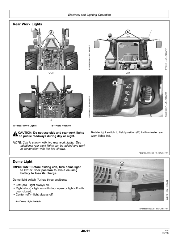 John Deere 5075M, 5090M, 5100M, 5100MH, 5100ML, 5115M & 5115ML (FT4) Tractors Operator's Manual ...