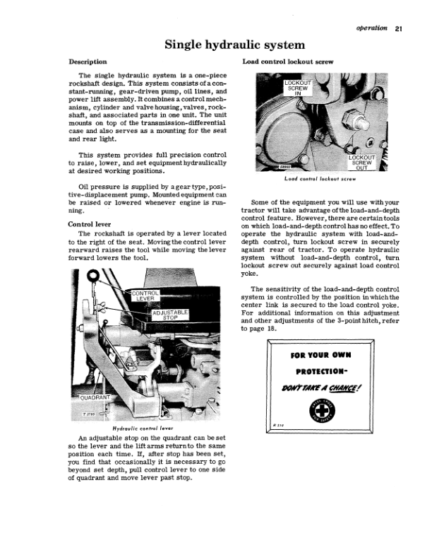 John Deere John Deere1010 Gasoline Wheel Tractor Operator's Manual ...