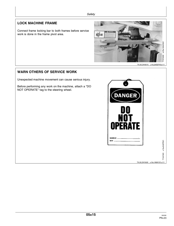 John Deere 540G, 548G Skidders Operator's Manuals (OMT160644)