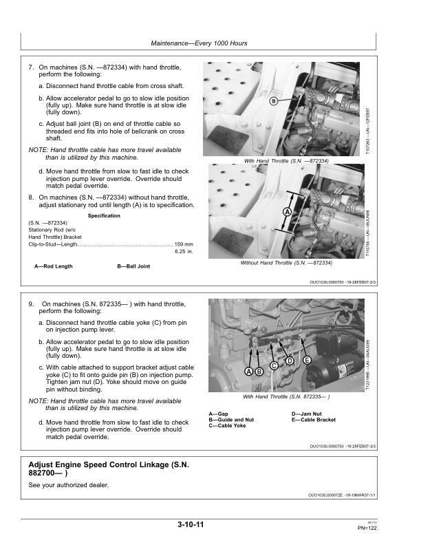 John Deere 210LE Landscape Loaders Operator's Manuals (OMT186794)