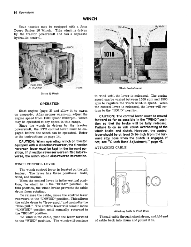 John Deere 1010 Crawler Tractors (042001-) Operator's Manual (OMT19258)