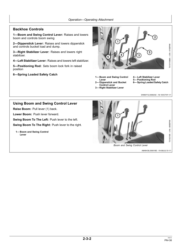 John Deere BH7, BH8, BH9, BH11 Utility Backhoes Operator's Manuals ...