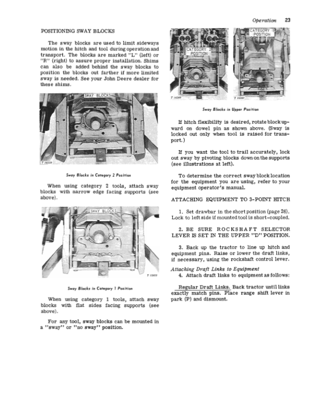 John Deere 400 Tractors Operator's Manuals (OMT32425)