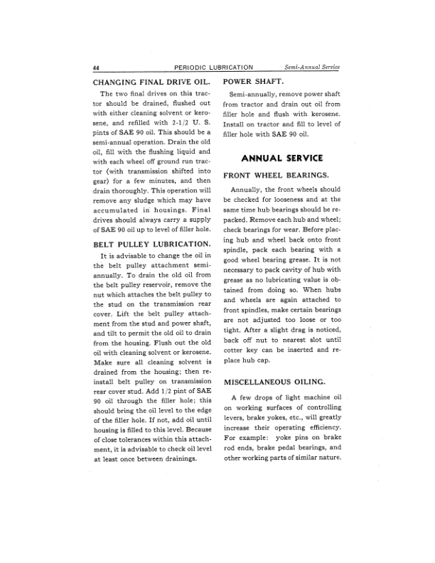 John Deere 420 Utility Tractor (100001-) Operator's Manual (OMT351156)