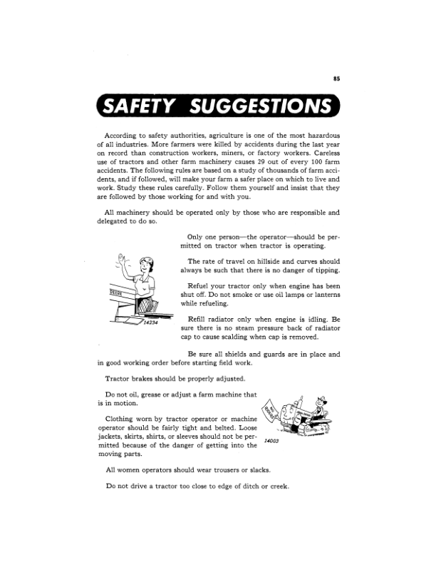John Deere 40 Crawler Tractor Operator's Manual (OMT3952)