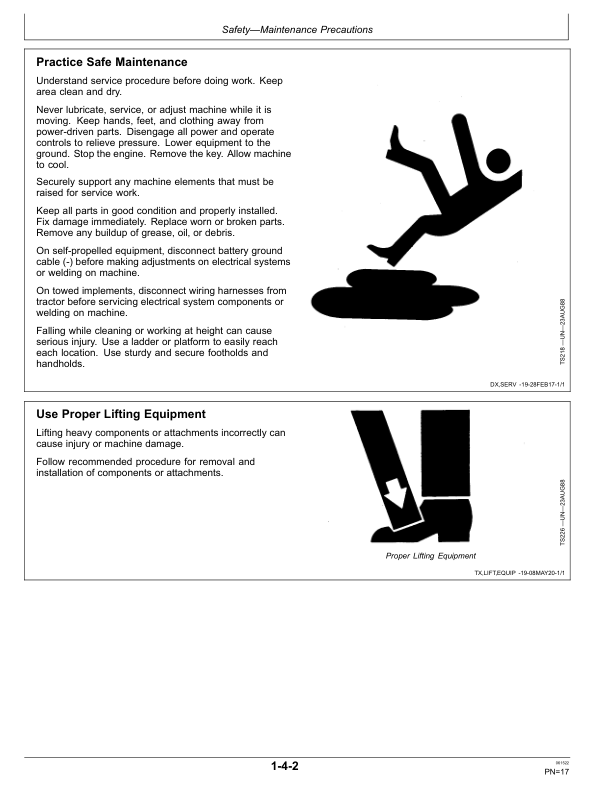 John Deere GS66B, GS72B, GS78B, GS84B, GR72B, GR84B, GR66B, GR78B ...