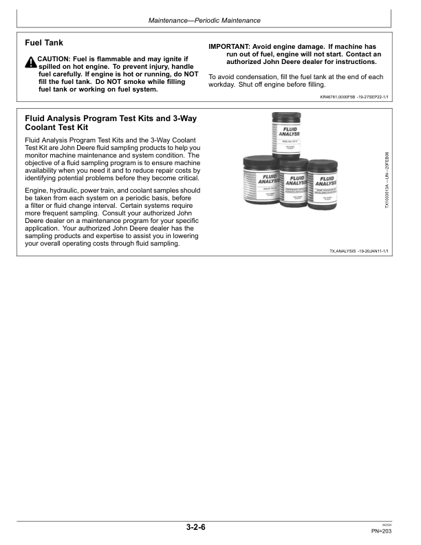 John Deere 444L Loaders Operator's Manuals (OMT426944X19)