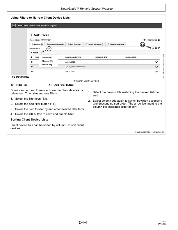 John Deere SMARTGRADE, 210G, 210GLC, 350GLC, 470GLC Excavators Operator ...