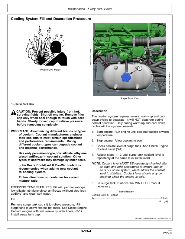 John Deere 2156G Forestry Excavator Operator's Manuals (OMT477400X019)
