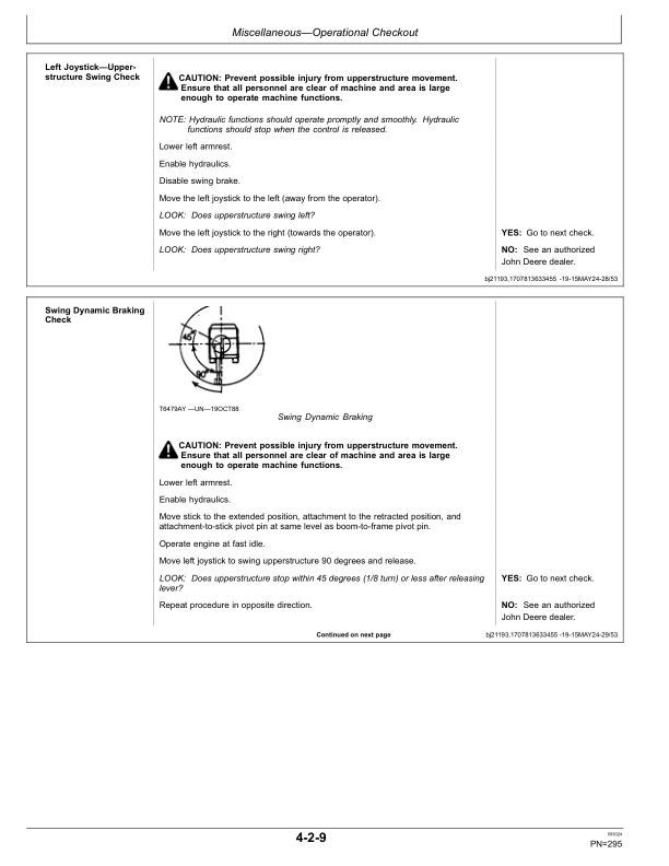 John Deere 903M, 953M, 959M Tracked Feller Bunchers Operator's Manuals ...