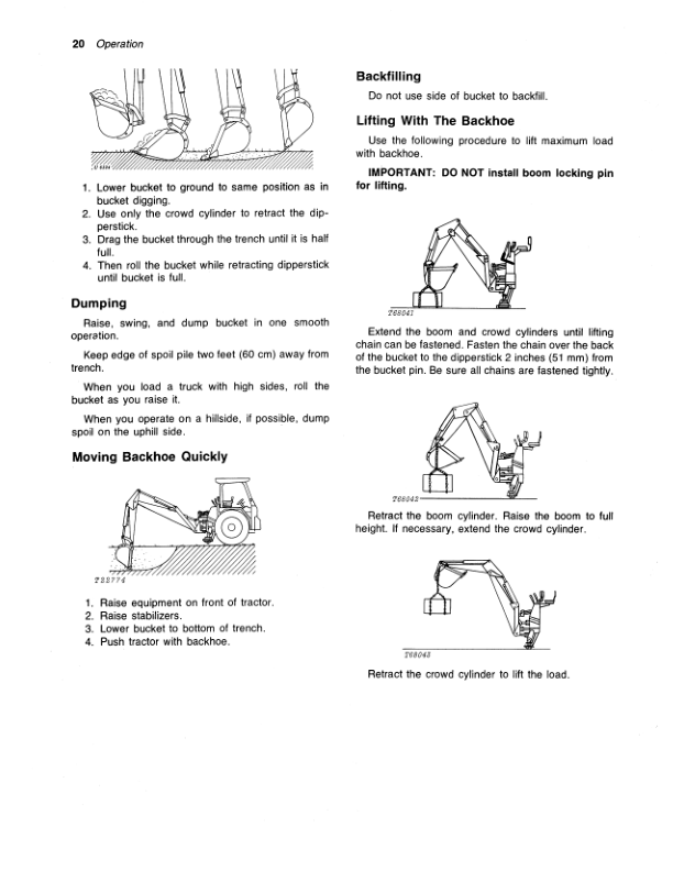 John Deere 510 Backhoes Operator's Manuals (OMT67927)