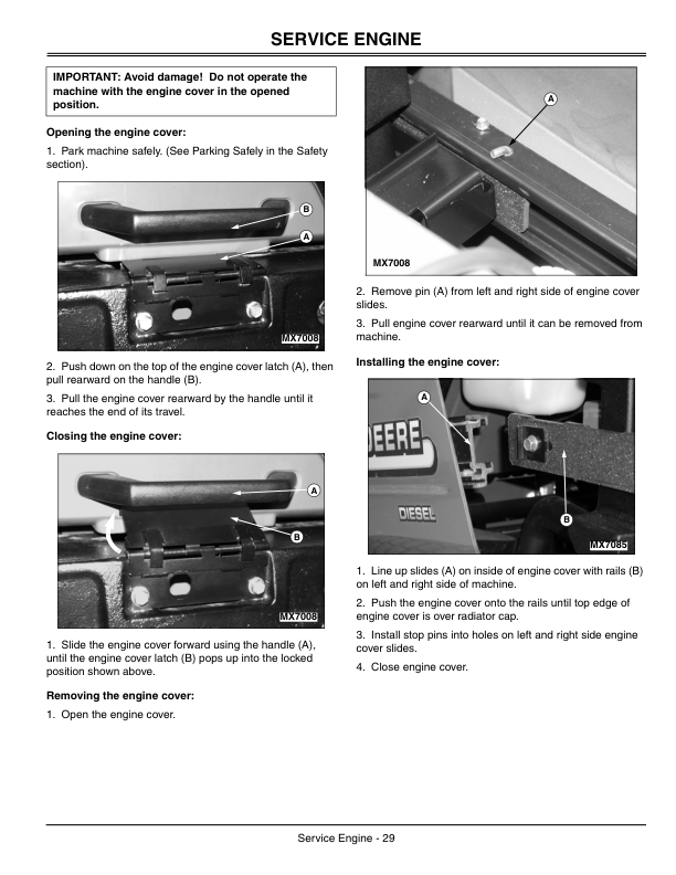 John Deere 1420, 1435 & 1445 Front Mower (010001-) Operator's Manual ...