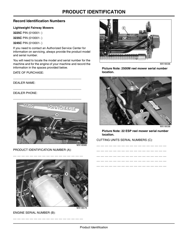 John Deere 3225C, 3235C & 3245C Lightweight Fairway Mowers Export ...