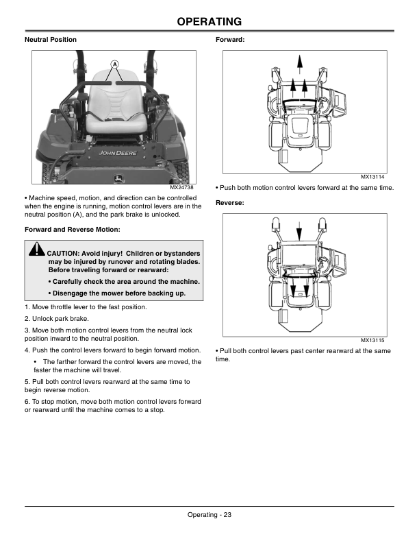John Deere Z810A, Z820A, Z830A, Z840A, Z850A, Z860A (010001-) Mid-Frame ...