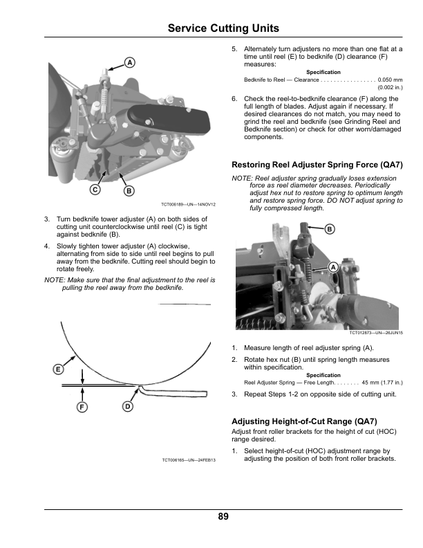 John Deere 7500A, 7700A & 8700A PrecisionCut Fairway Mowers & 8800A ...