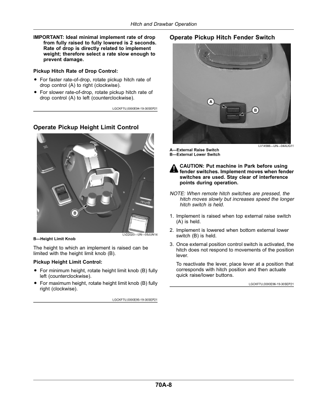 John Deere 5075M, 5095M, 5105M, 5105MH, 5120M (FT4) Tractors (North ...