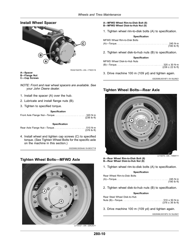 John Deere 5105ML, 5120ML, 5130ML OOS Series (FT4) Tractors (North ...