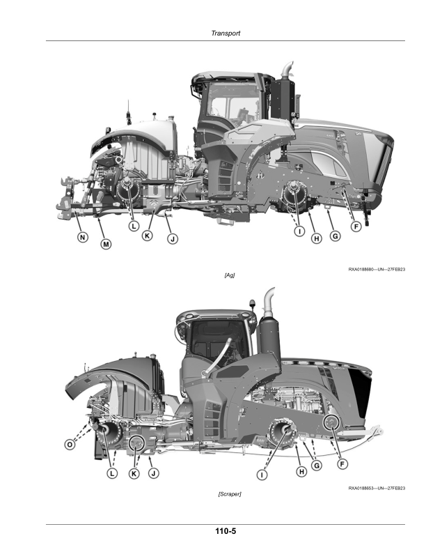 John Deere 9R Tractors G3 (825001-) (Export Edition) Operator's Manual (OMTR131299)