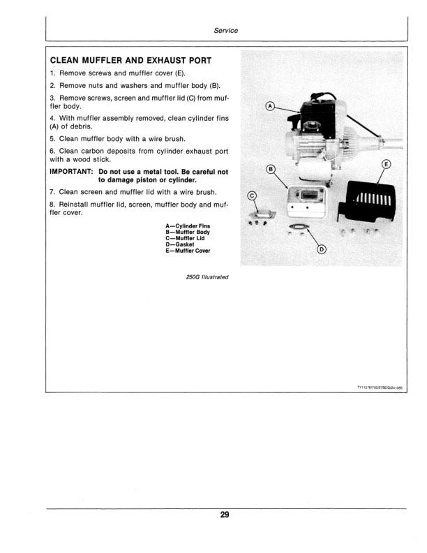 John Deere 250G (022801-) & 350G (011001-)(Subs with OMM122063 ...