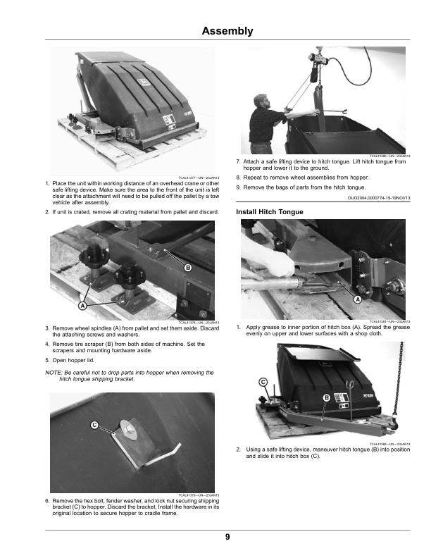 John Deere TC125 Turf Collection System Operator's Manual (OMUC15496)