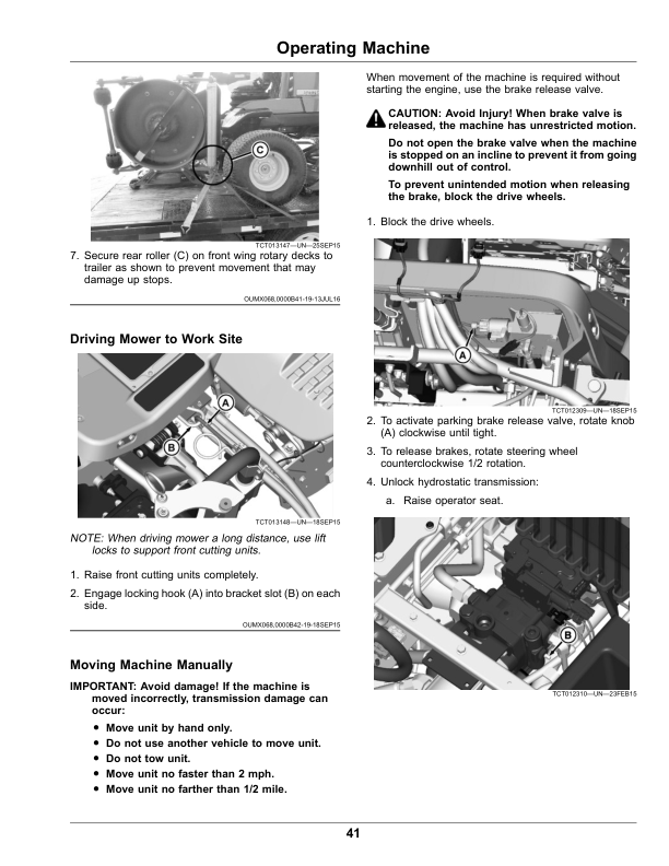 John Deere 9009A TerrainCut Rough Mowers (030001-040000) (North ...