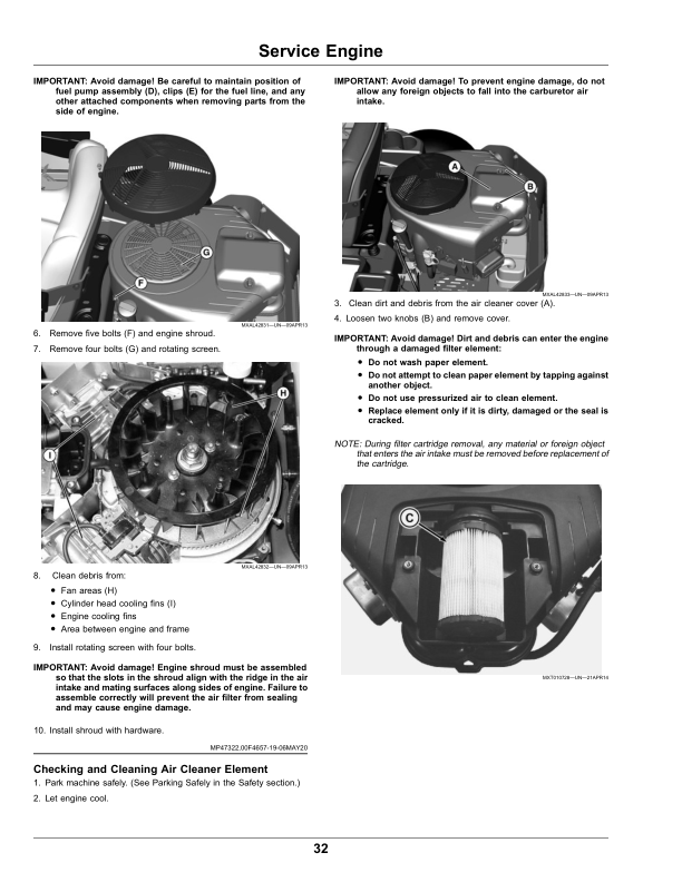John Deere Z335E, Z335M, Z345M, Z345R, Z355E, Z355R & Z375R ZTrak ...