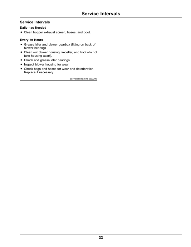 John Deere 2/3 Bag MCS, Z915E, Z920M, Z925M EFI, Z925M EFI Flex Fue ...