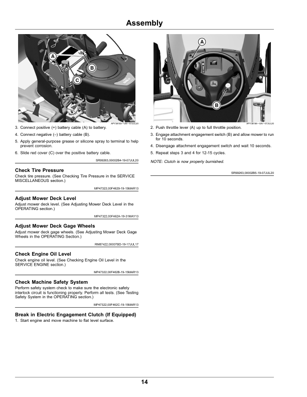 John Deere X107, X127, X167 Lawn Tractors (030001-) (Export Edition ...