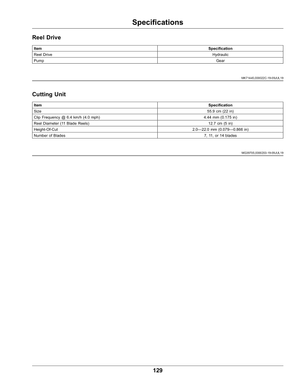 John Deere 2700 PrecisionCut, 2700 E-Cut Hybrid, 2750 PrecisionCut ...