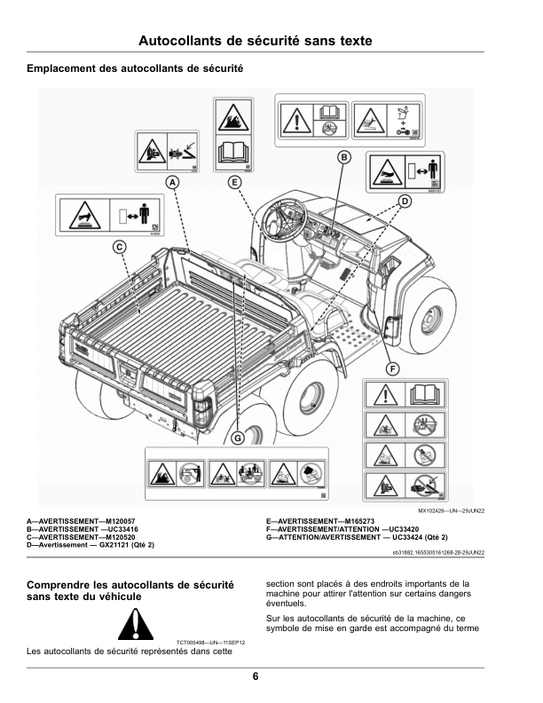 John Deere TH 6X4 Diesel Gator Utility Vehicles (Serial No. 200001 ...