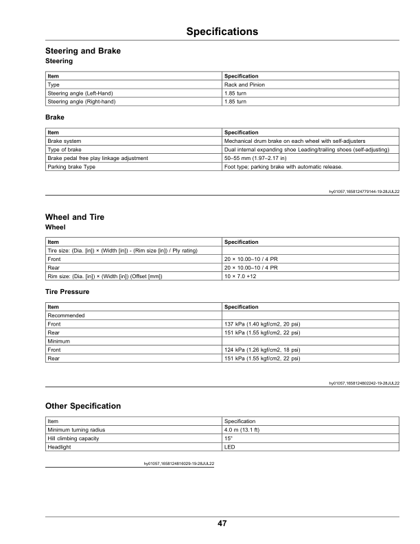 John Deere Gator GS Electric Utility Vehicle (Serial No. 030001 ...