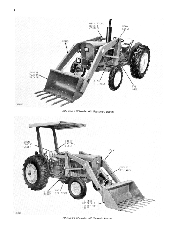 John Deere 37 Farm Loader Operator's Manual (OMW21300)