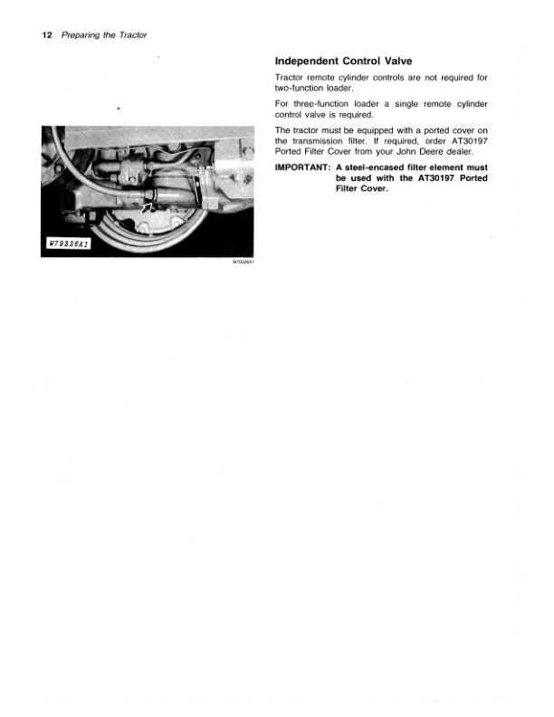 John Deere 175 Farm Loader Operator's Manual (OMW28507)