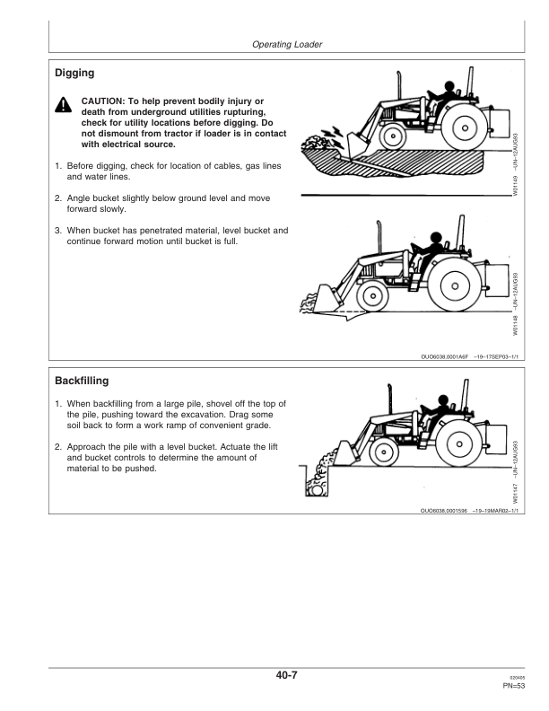 John Deere 512 Loaders Operator's Manual (OMW50416)