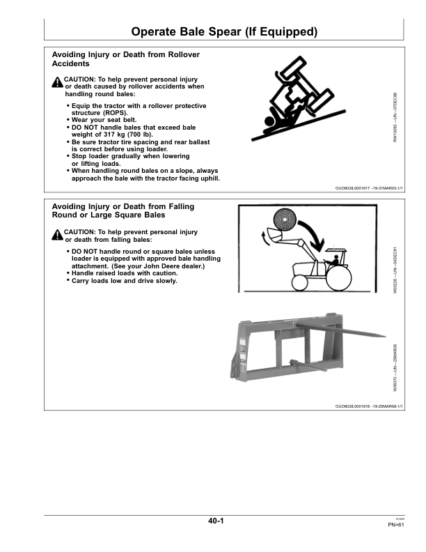 John Deere 300X & 300CX Loaders Operator's Manual (OMW54432)