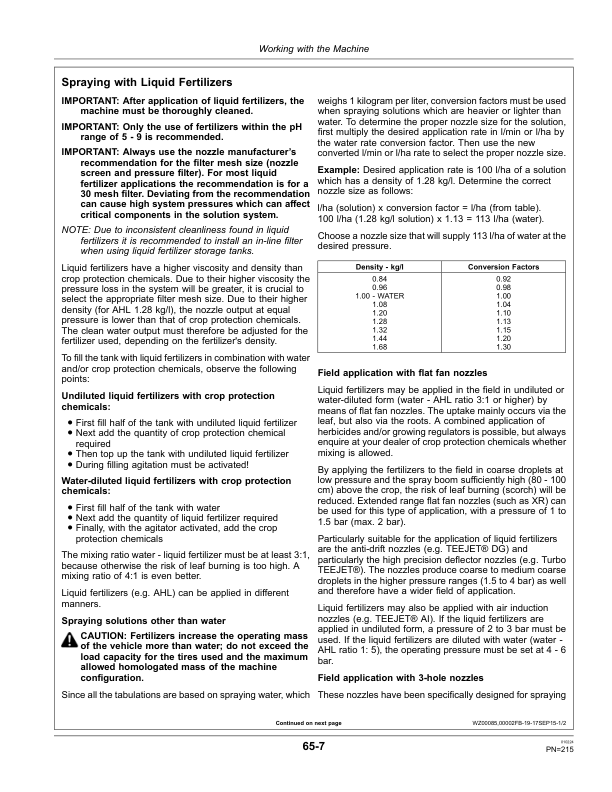 John Deere 5430i Chemical Application Vehicle With Demountable Crop ...