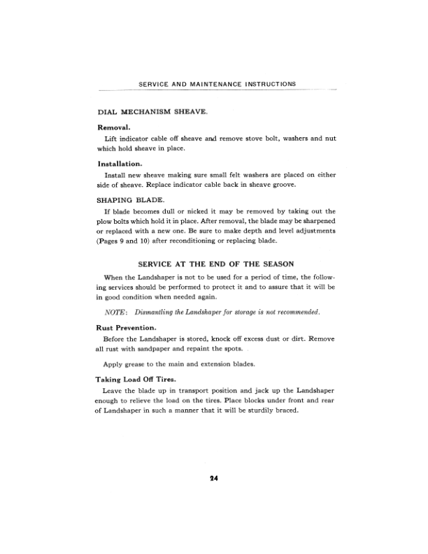 John Deere LS400 Landshaper Operator's Manual (OMY2848)