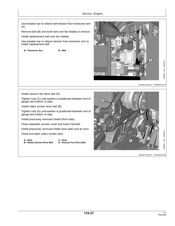 John Deere S660, S670, S680 & S690 Combines Operator's Manual (OMZ93195)